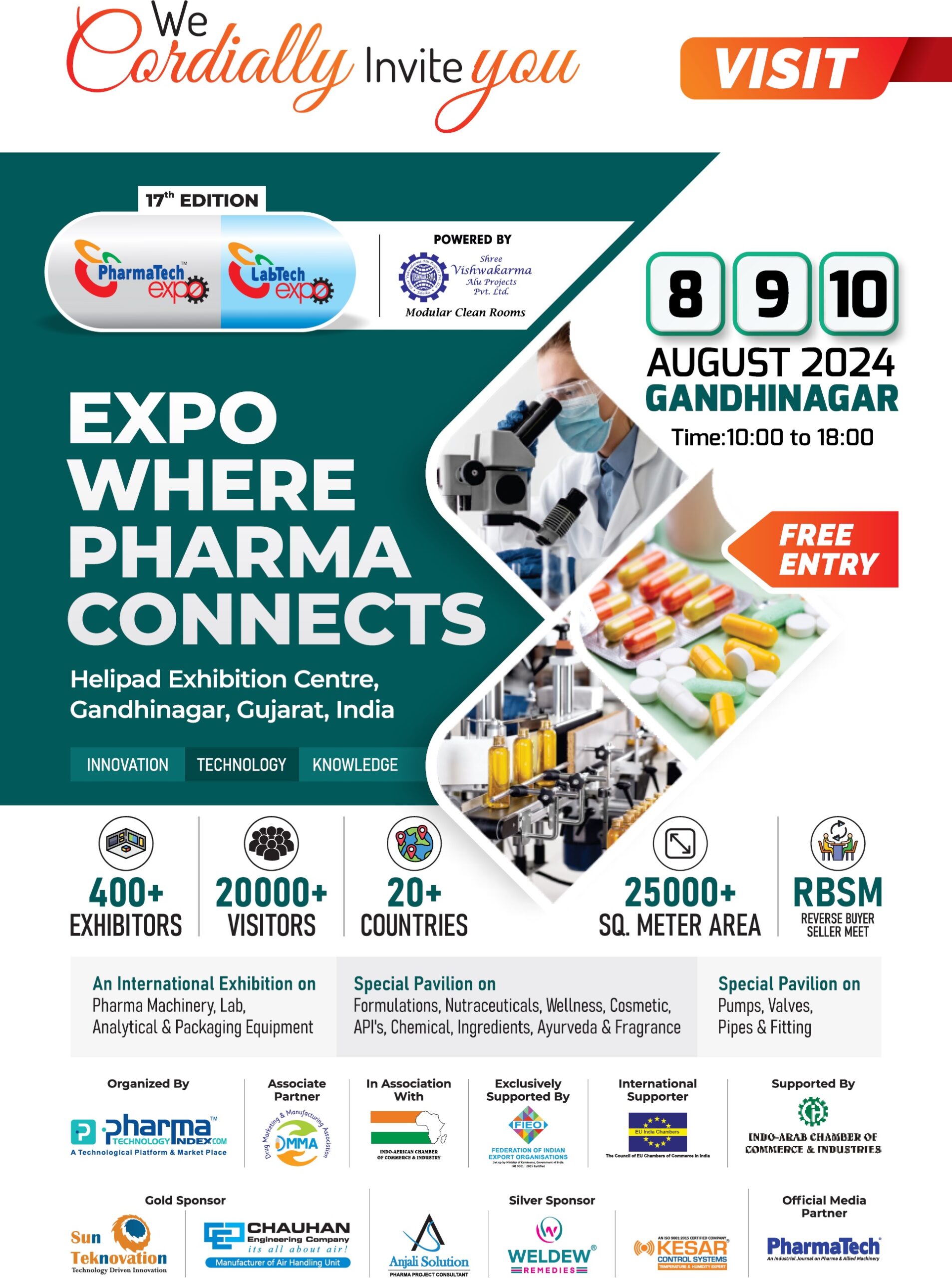 17th PharmaTech Expo & LabTech Expo to showcase the future of pharma ...