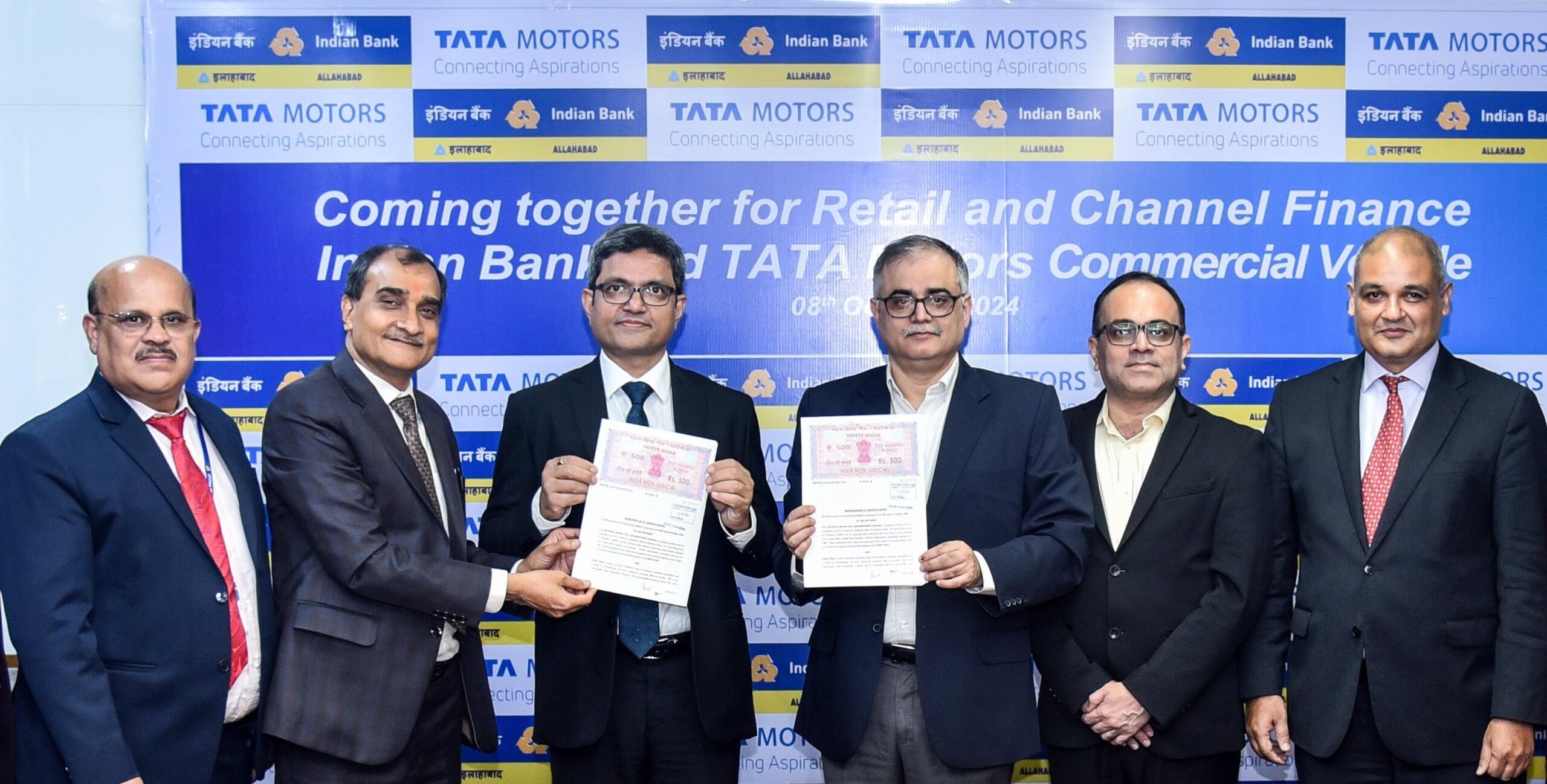 Indian Bank signs MoU with Tata Motors to offer commercial vehicle ...