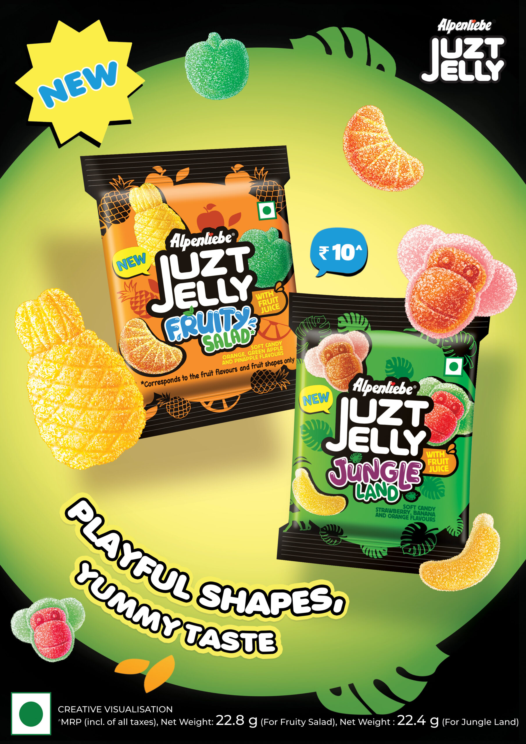 New Shapes, More Fun! Alpenliebe Juzt Jelly launches Jungle Land and ...