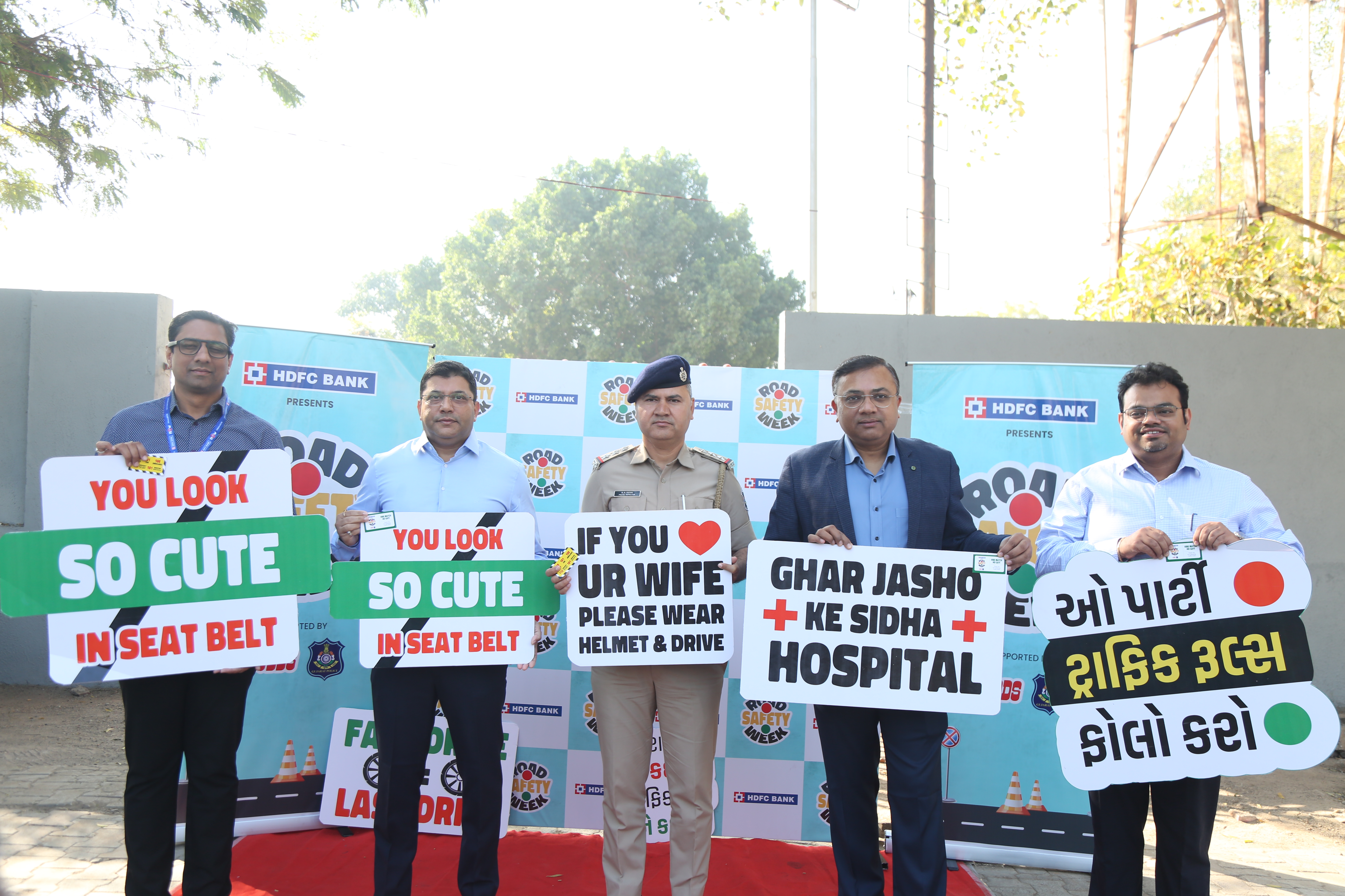 HDFC Bank launches road safety awareness campaign in Ahmedabad - Nirmal ...